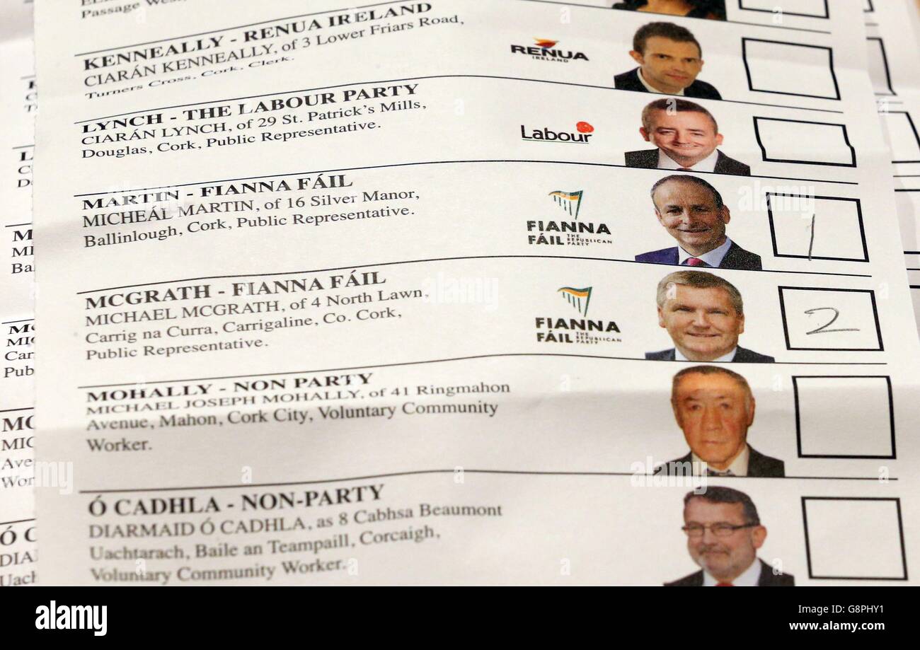 Irish general election Stock Photo - Alamy