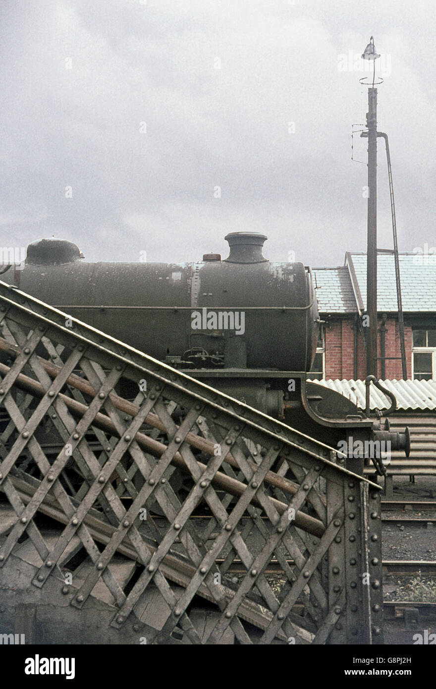 8F No. 48117 at Heaton Mersey depot on Sunday, 19 May 1968 Stock Photo ...