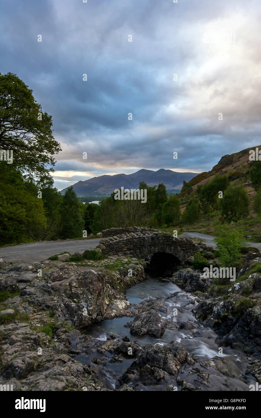 Ashness bridge sunset hi-res stock photography and images - Alamy