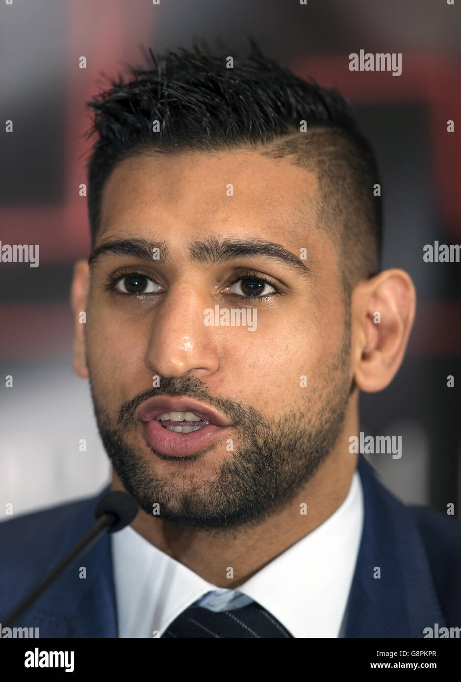 Amir Khan v Saul Alvarez Press Conference - Park Plaza Riverbank London ...