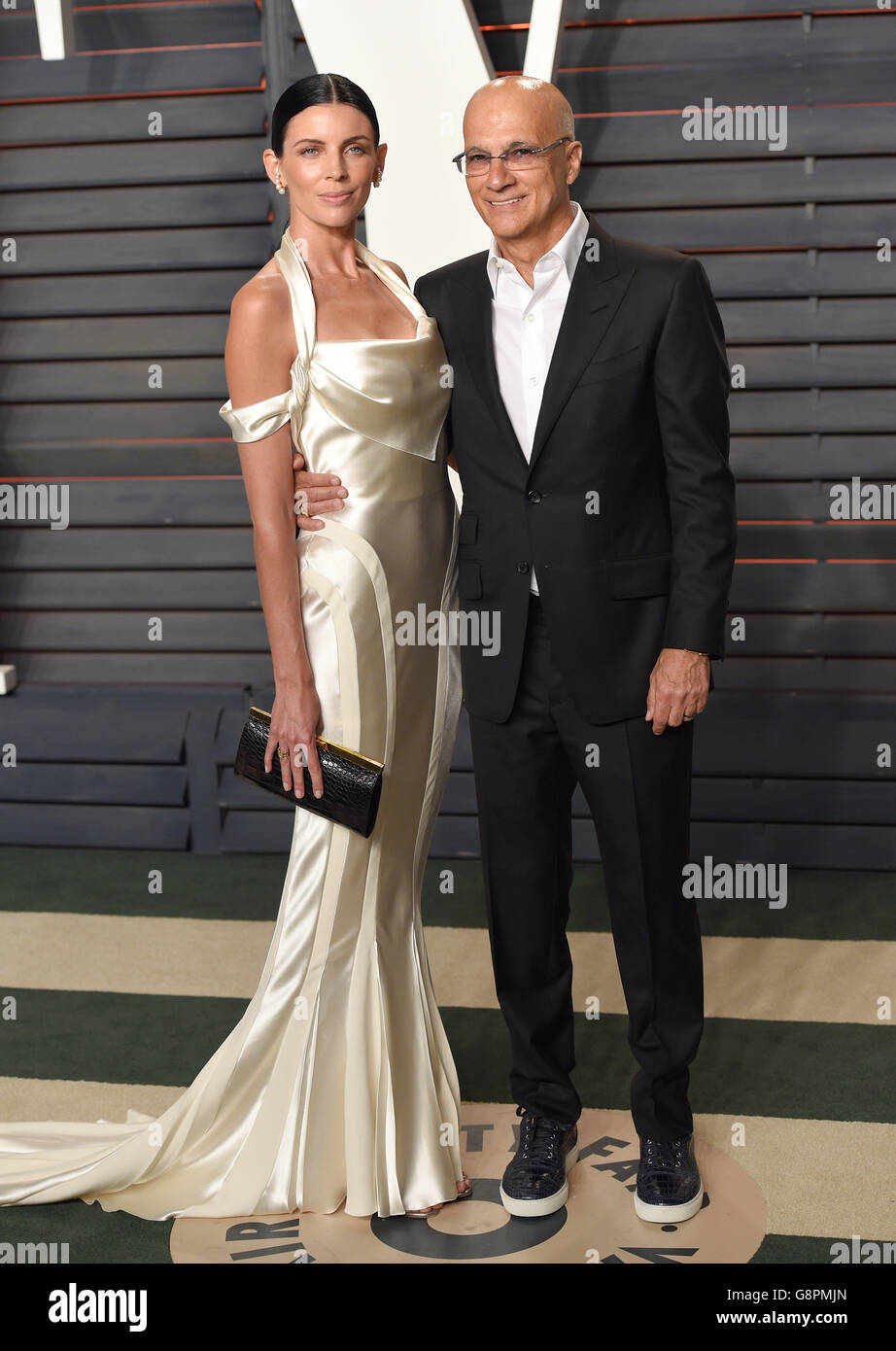 Liberty Ross and Jimmy Lovine arriving at the Vanity Fair Oscar Party ...