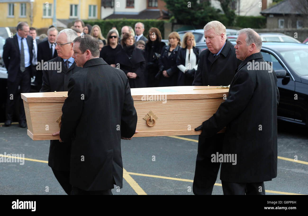 Frank Kelly funeral Stock Photo - Alamy