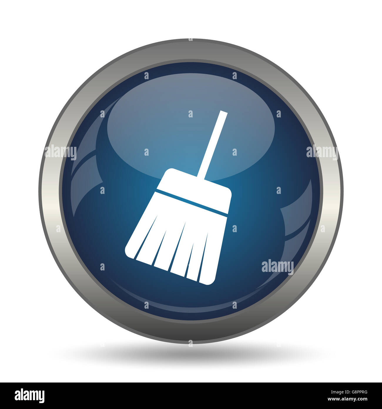 Sweep icon. Internet button on white background Stock Photo - Alamy