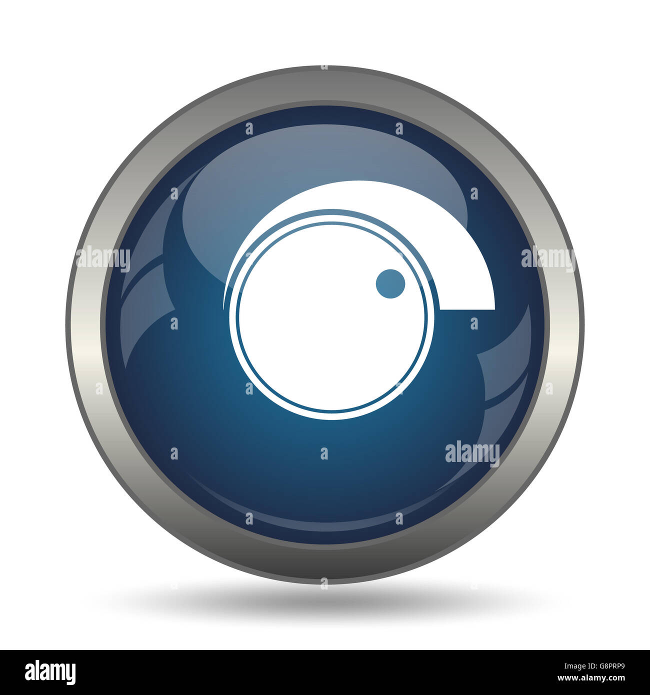 Volume control icon. Internet button on white background Stock Photo ...