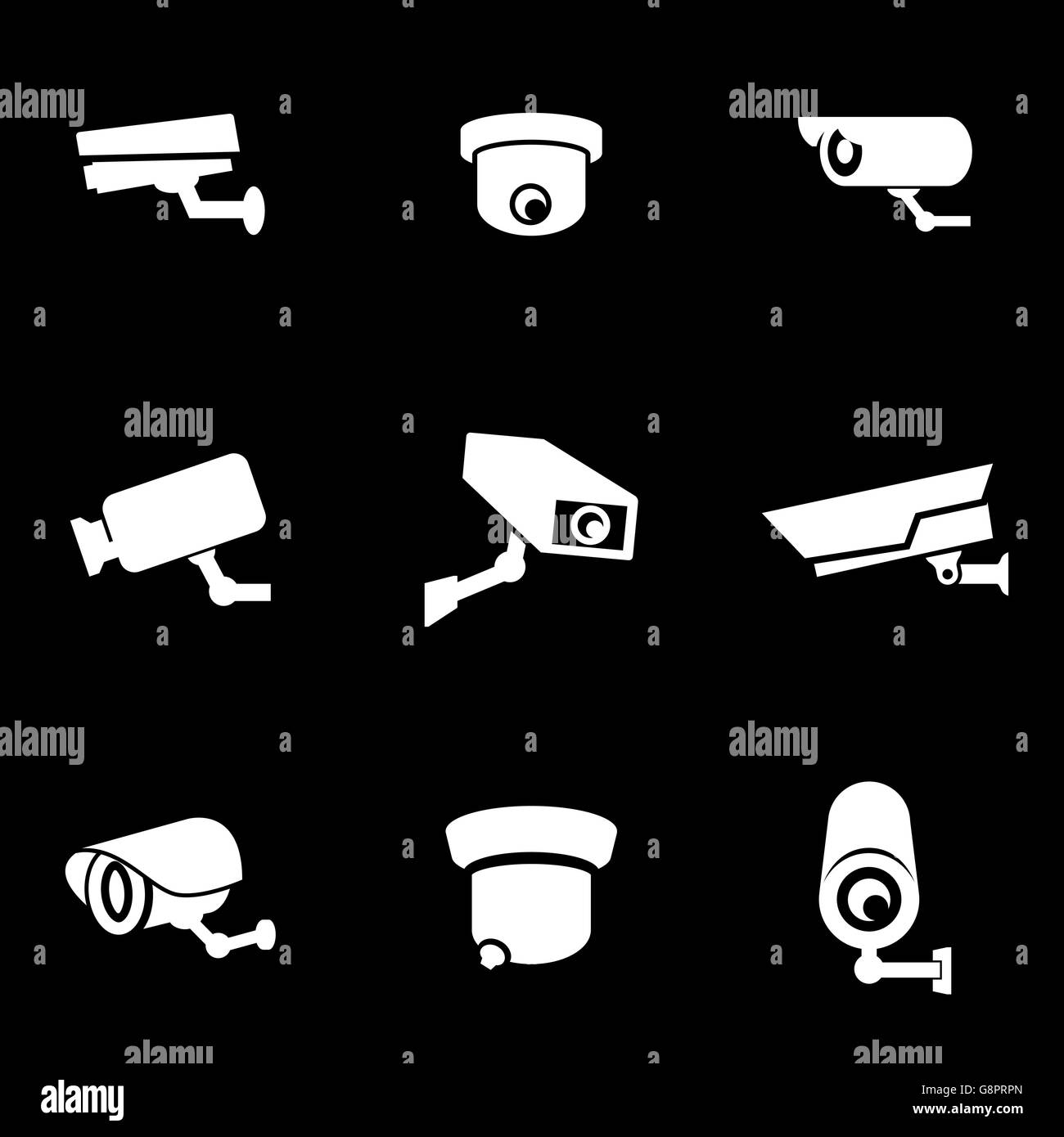 White street camera police Stock Vector Images - Alamy