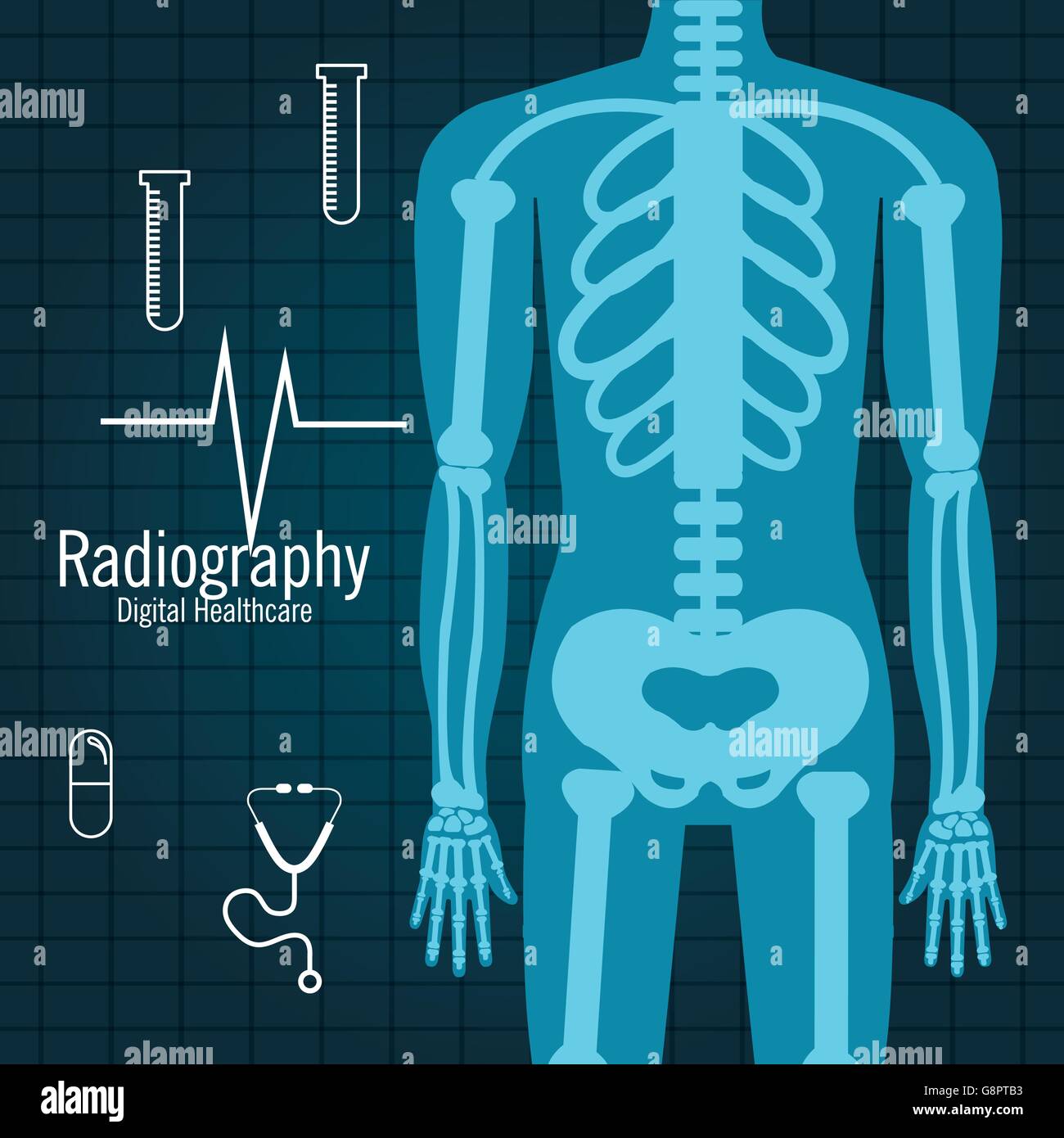 body radiography isolated icon design Stock Vector Image & Art - Alamy