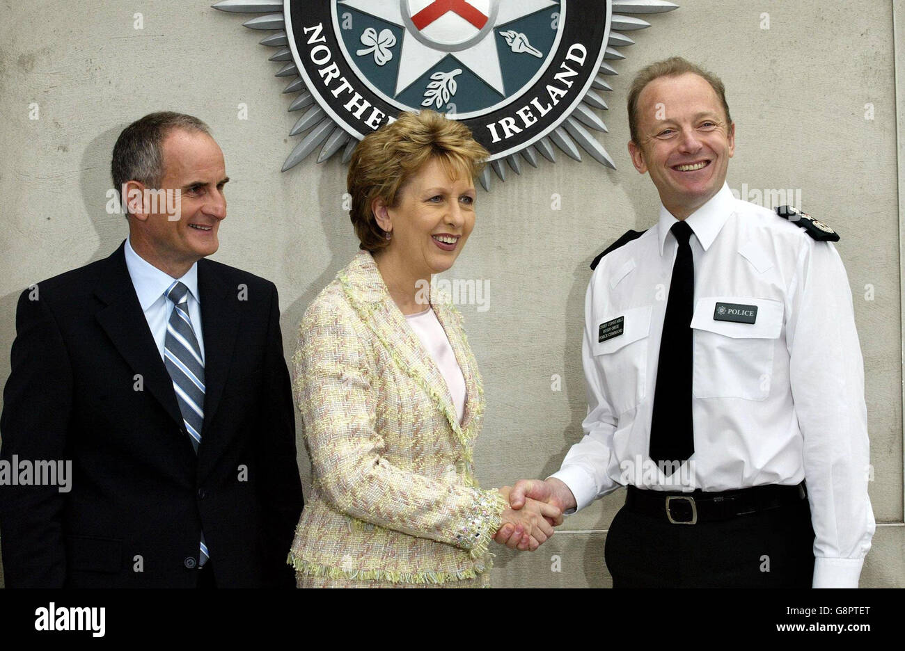 Irish President Mary McAleese and husband Martin (left) are welcomed to ...