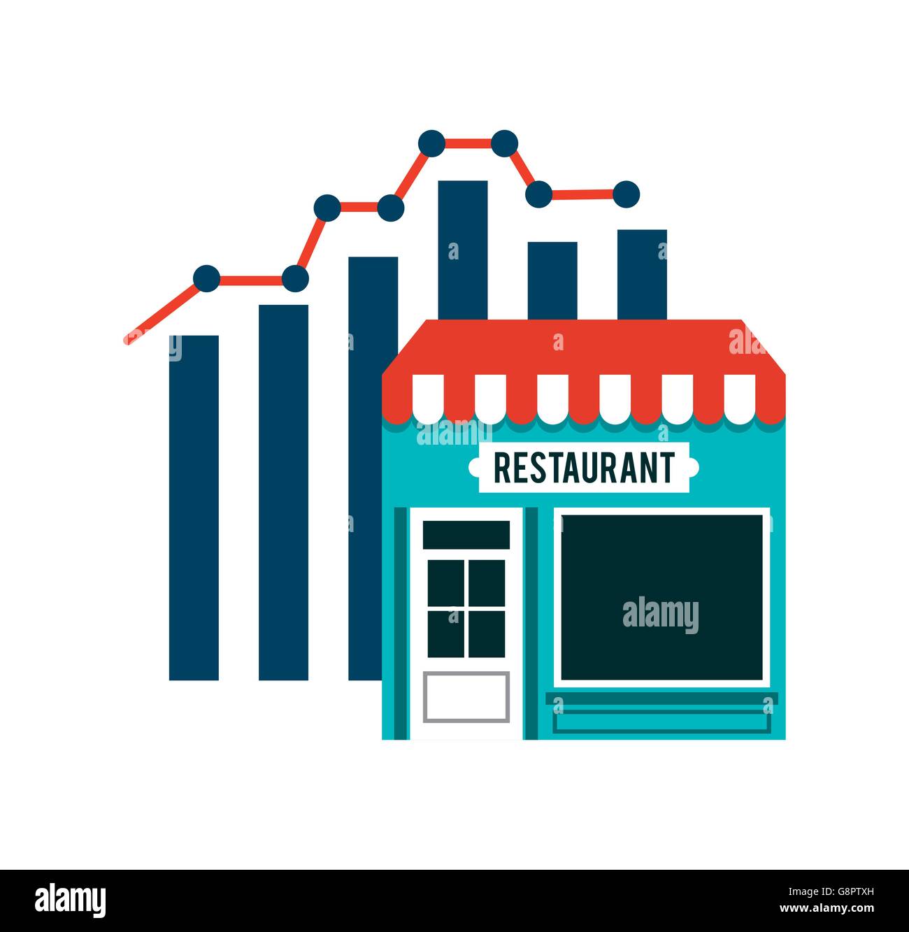 investment in restaurant isolated icon design Stock Vector Image & Art ...