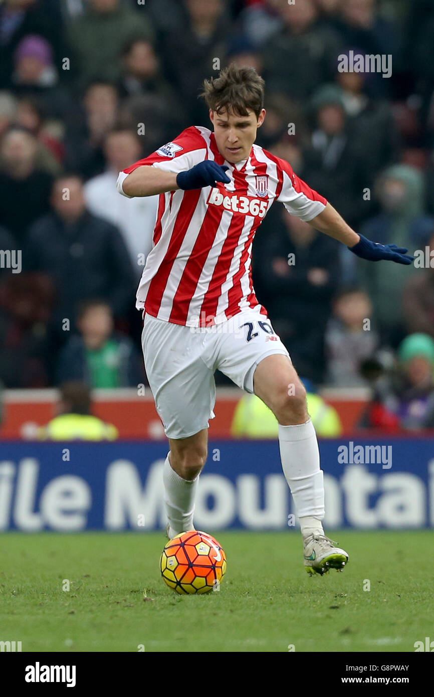 Stoke v Aston Villa - Barclays Premier League - Britannia Stadium Stock ...