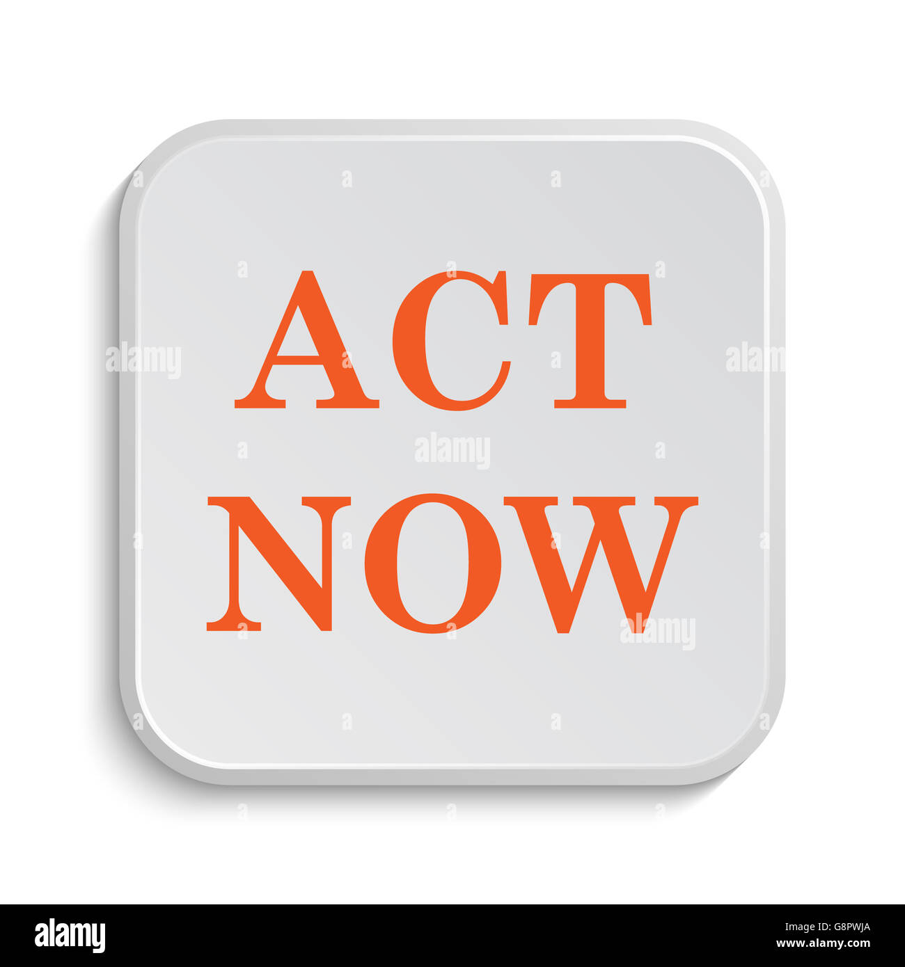 Take action button on computer Cut Out Stock Images & Pictures - Alamy