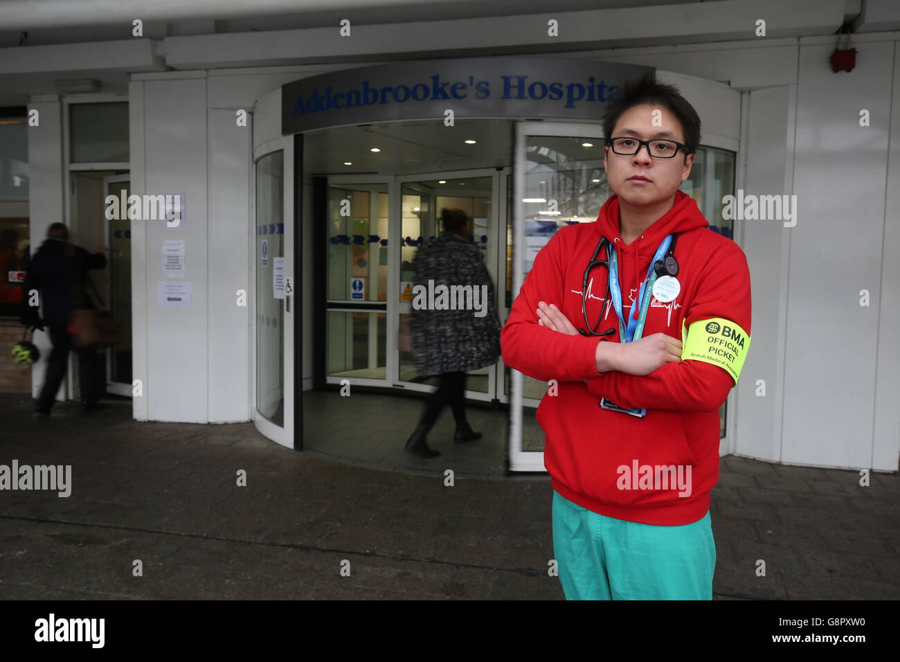 Junior doctors strike cambridge hi-res stock photography and images - Alamy
