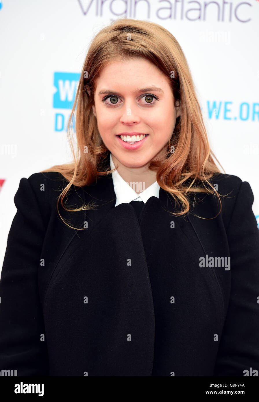 Princess Beatrice of York attending the We Day UK charity event and ...
