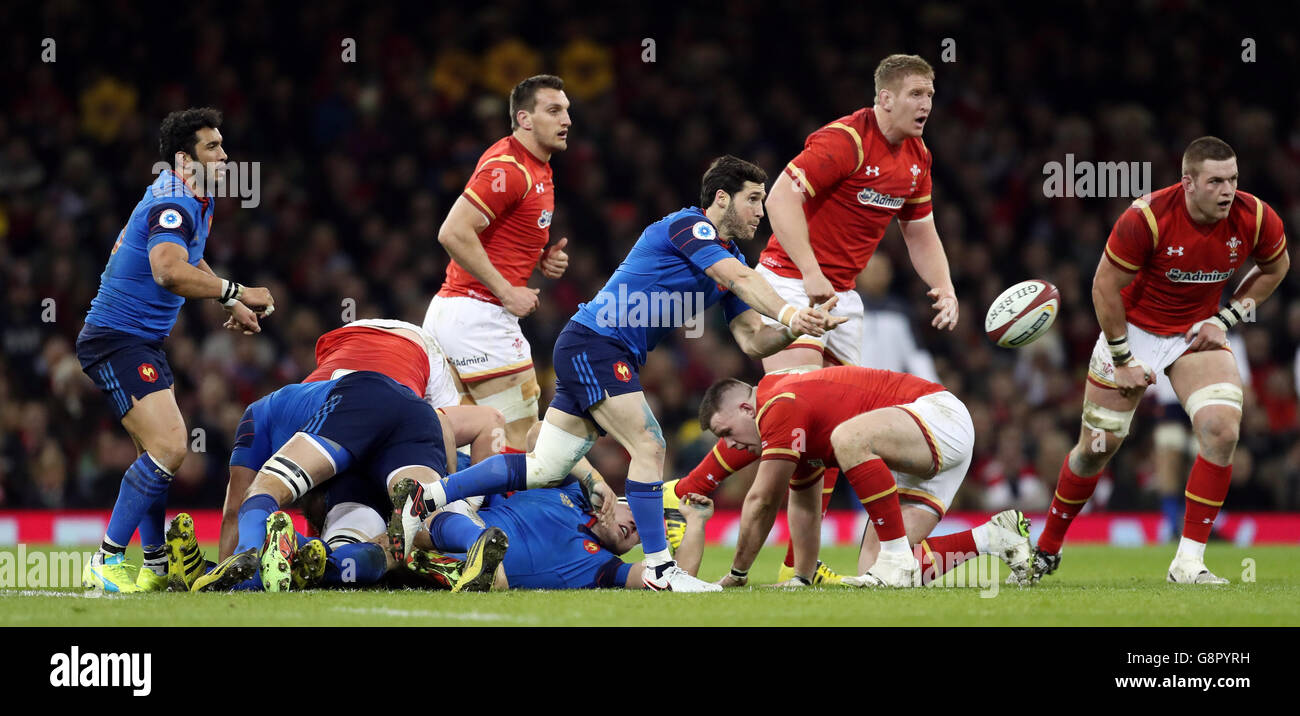 France's Maxime Machenaud during the 2016 RBS Six Nations match at the ...