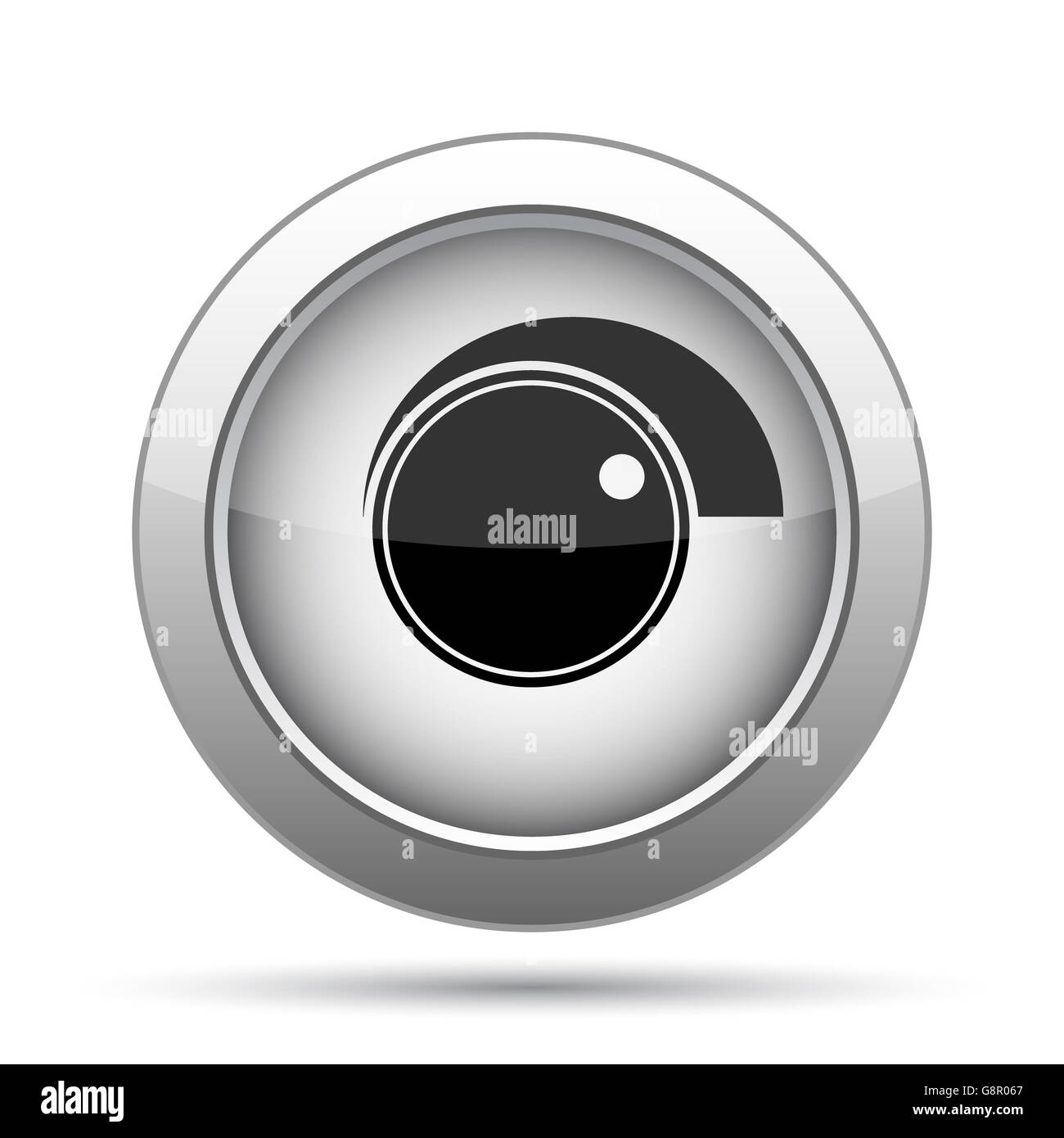 Volume control icon. Internet button on white background Stock Photo ...