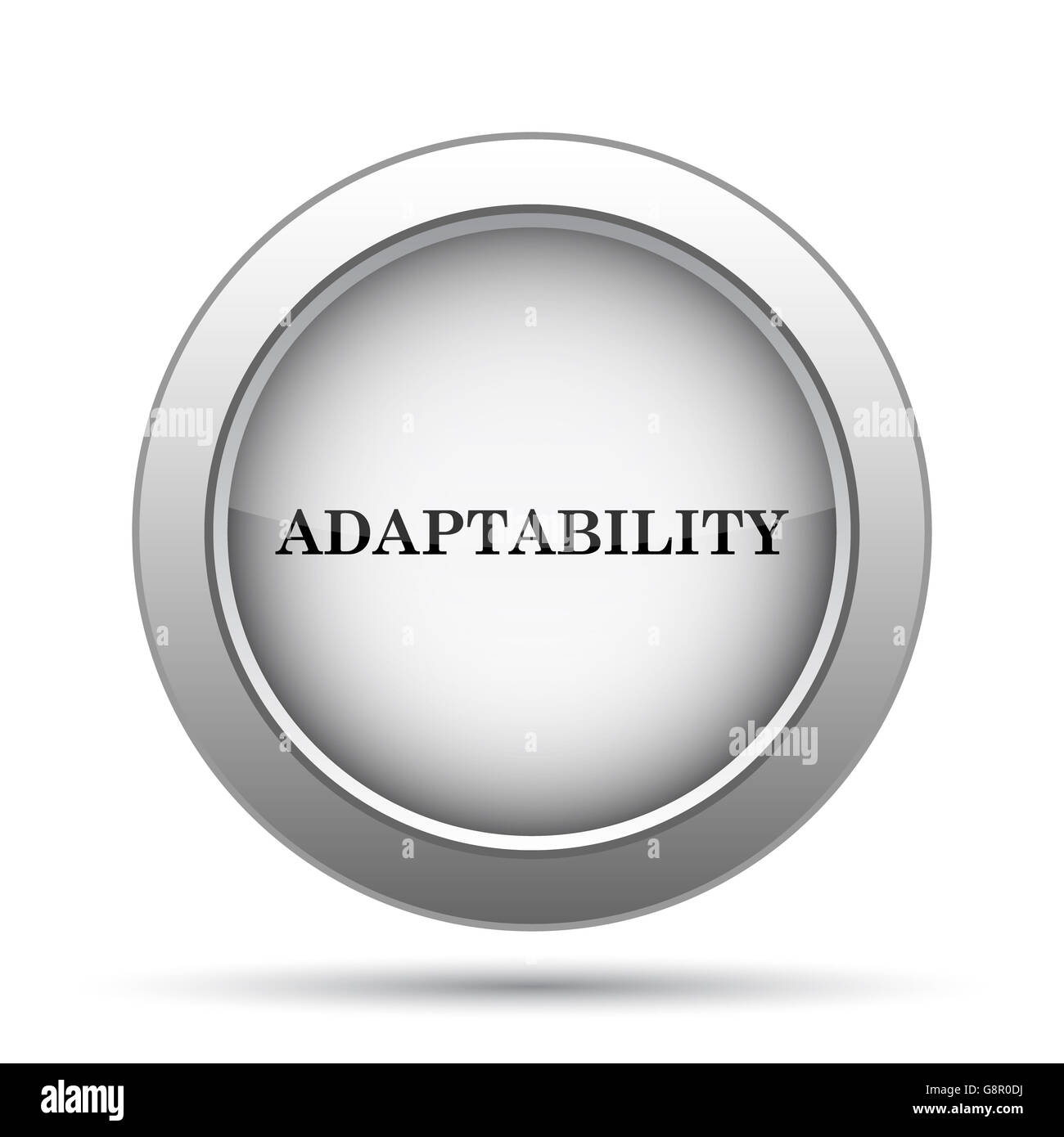 Adaptability icon. Internet button on white background Stock Photo - Alamy