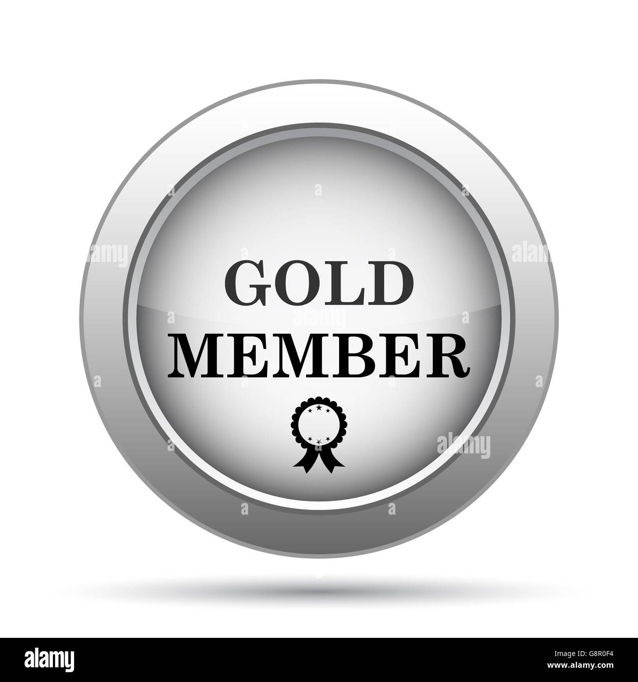 Gold member icon hi-res stock photography and images - Alamy