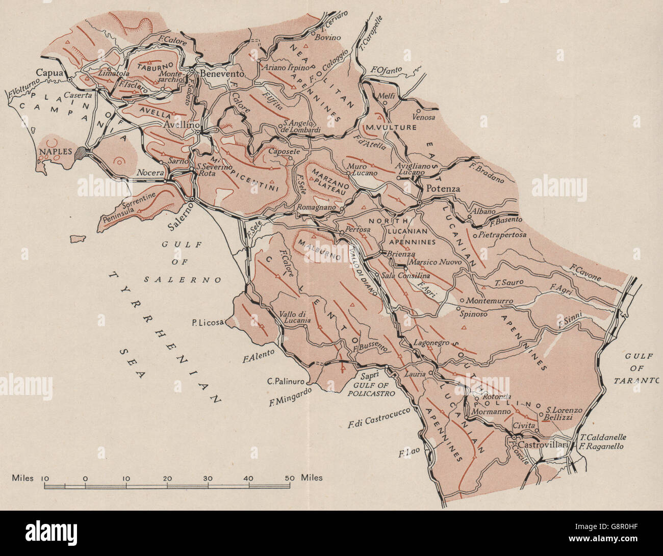 Apennines Map