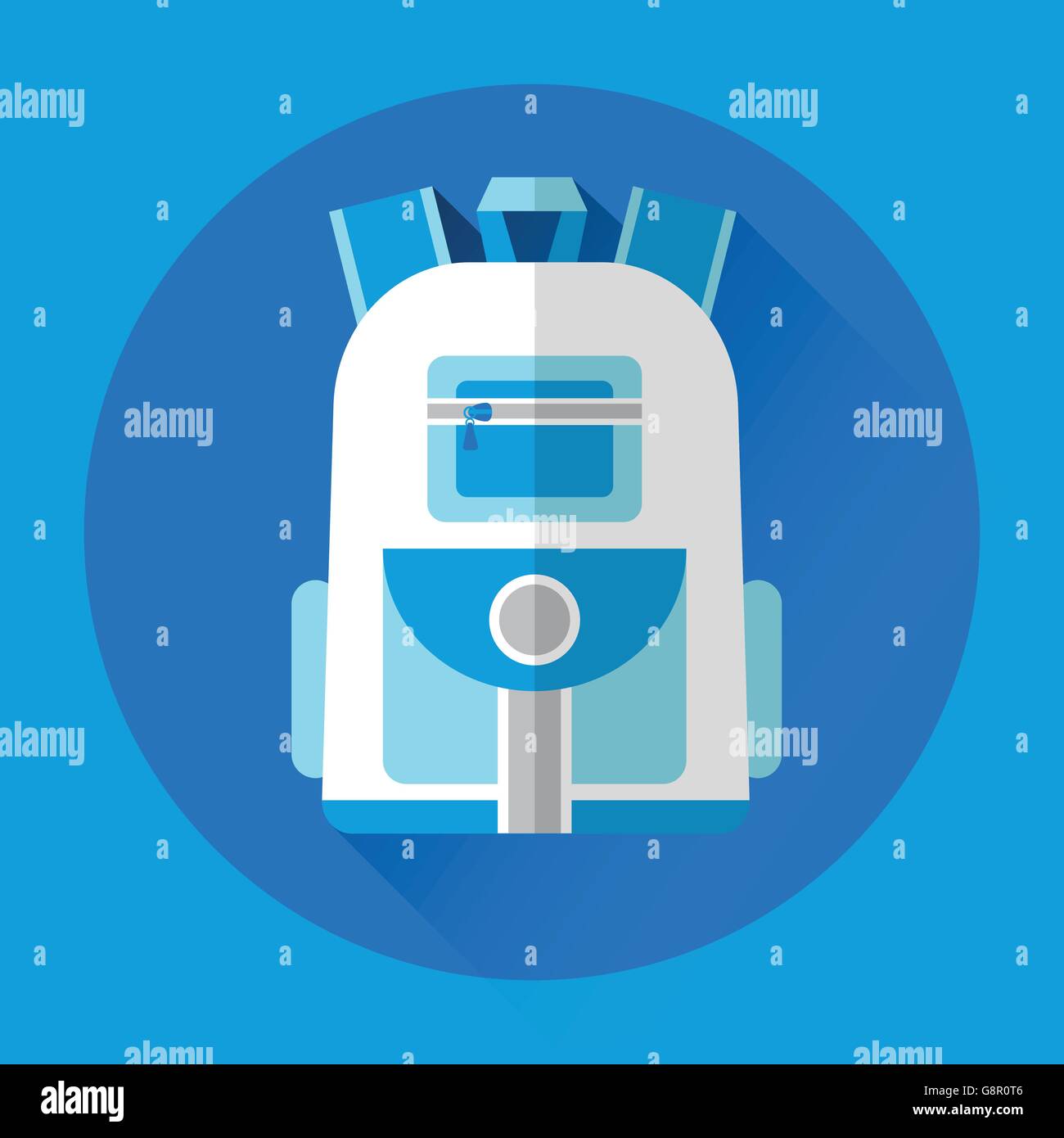 School Backpack Icon Stock Vector Image & Art - Alamy