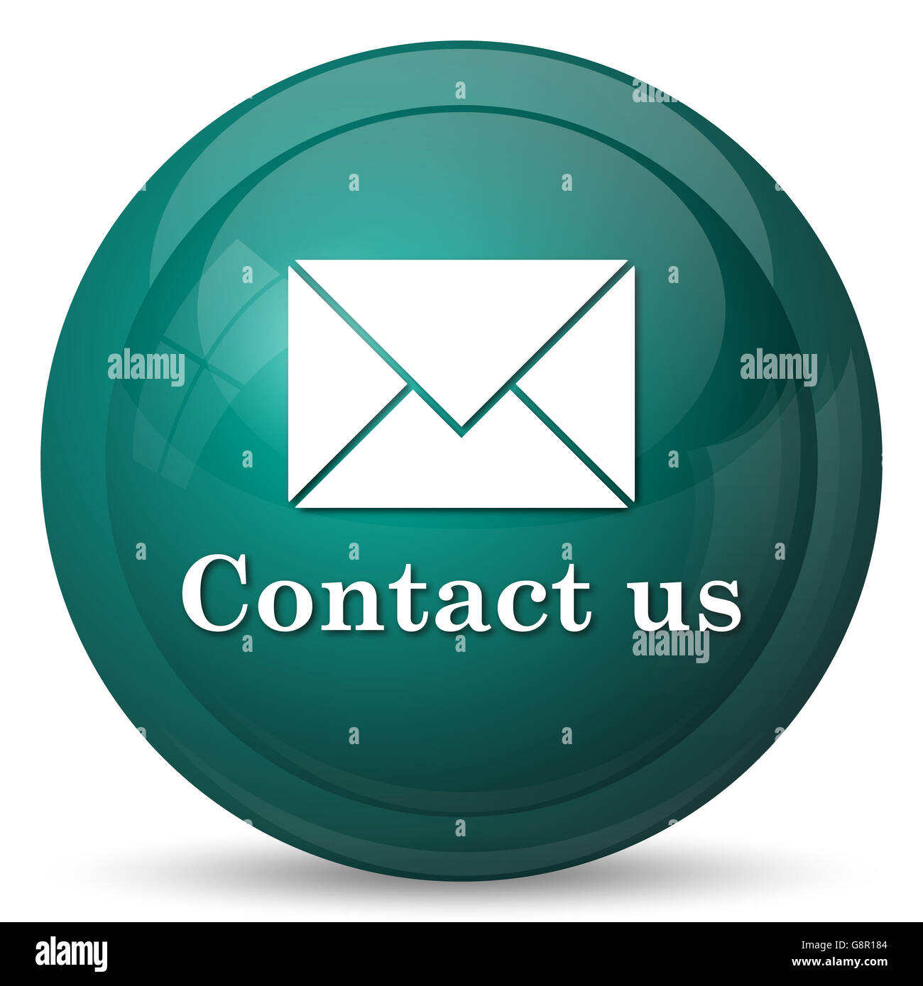 Contact button icon hi-res stock photography and images - Alamy