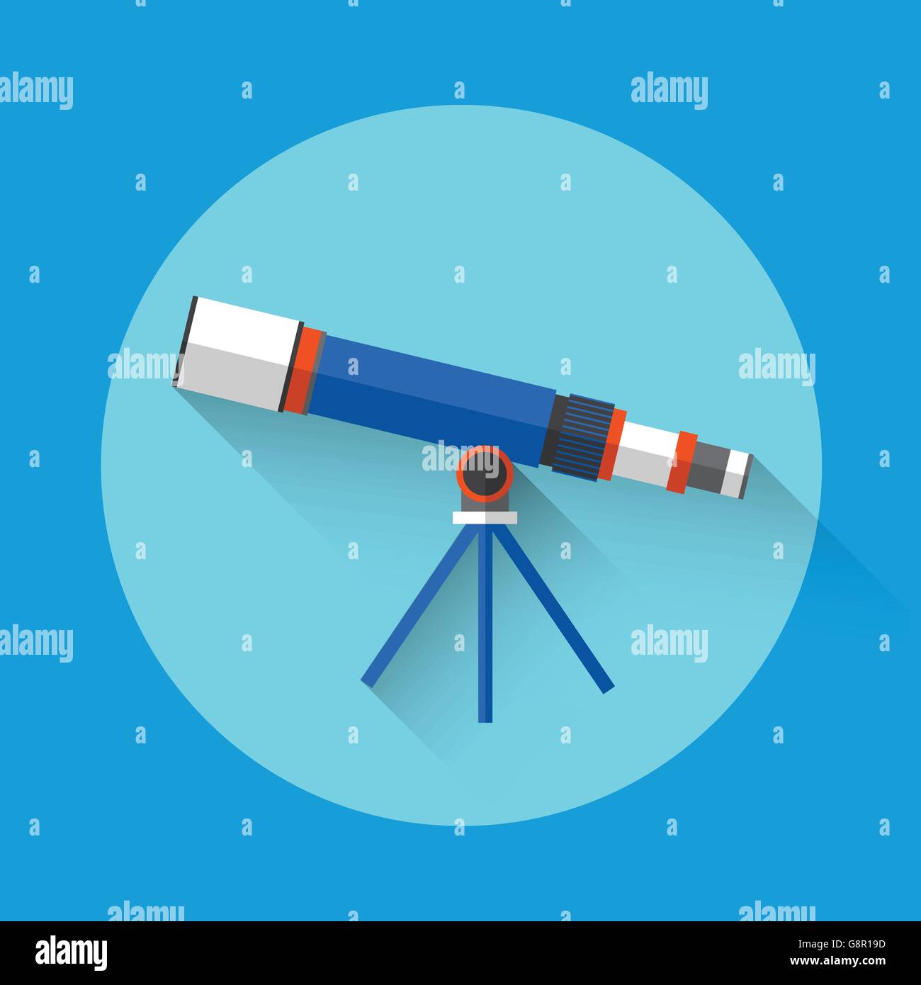 Telescope Astronomy Science Icon Stock Vector Image & Art - Alamy