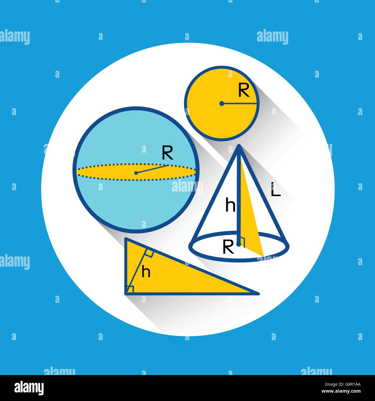 Geometric shapes measure hi-res stock photography and images - Alamy