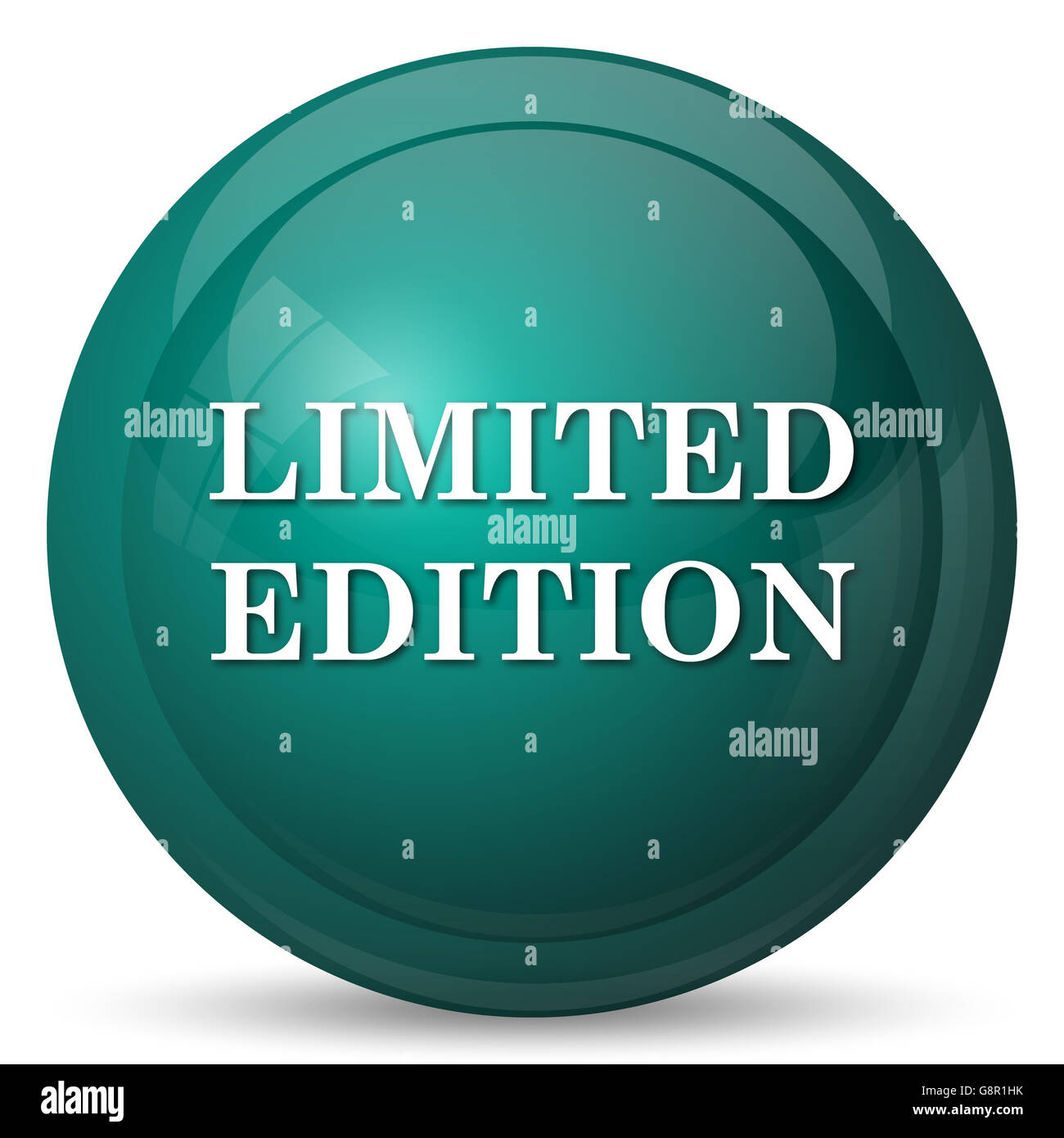 Limited edition icon. Internet button on white background Stock Photo ...