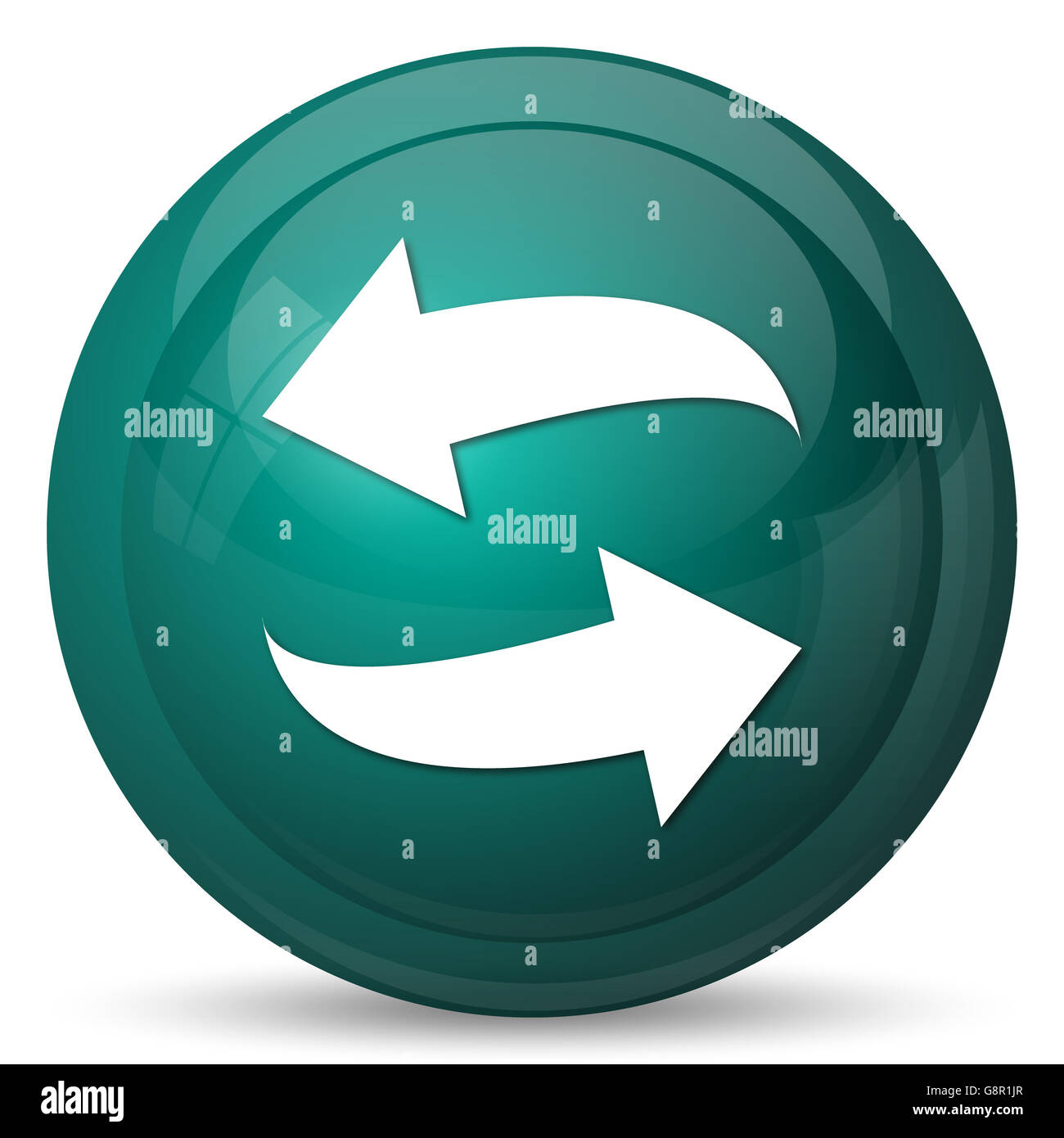 Swap icon. Internet button on white background Stock Photo - Alamy