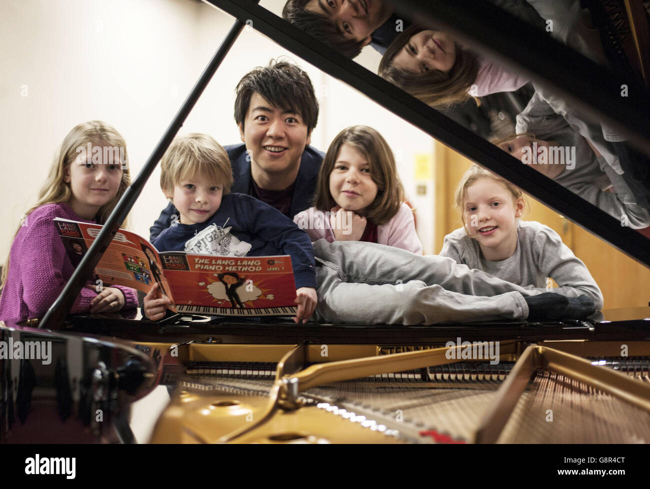 International pianist Lang Lang with (left to right) Anna Pavlova ...