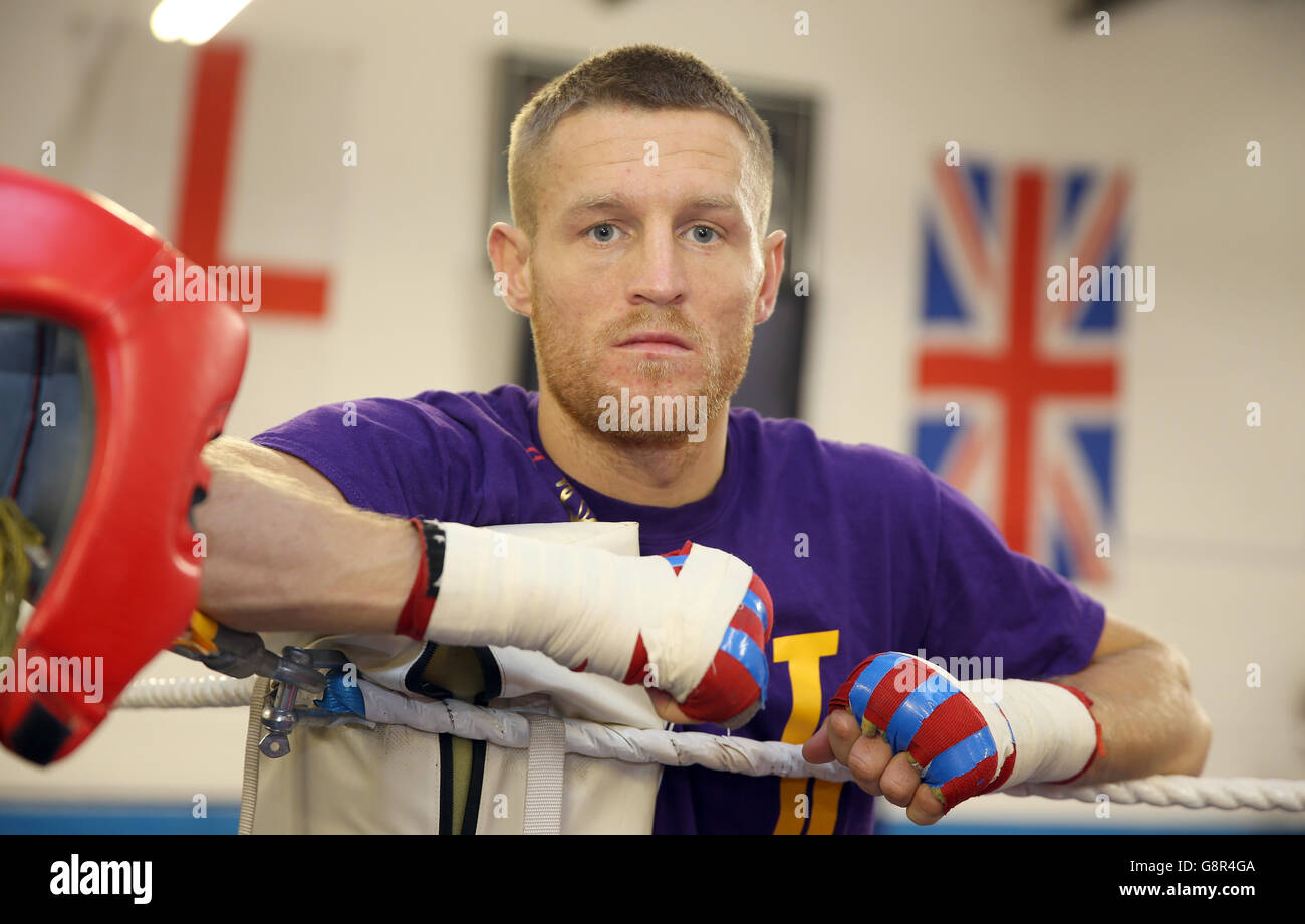 Terry Flanagan during a media workout at The Finest Boxing Gym ...