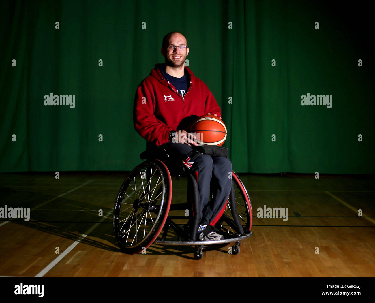 Adam Nixon from Yorkshire during a training session for the wheelchair ...