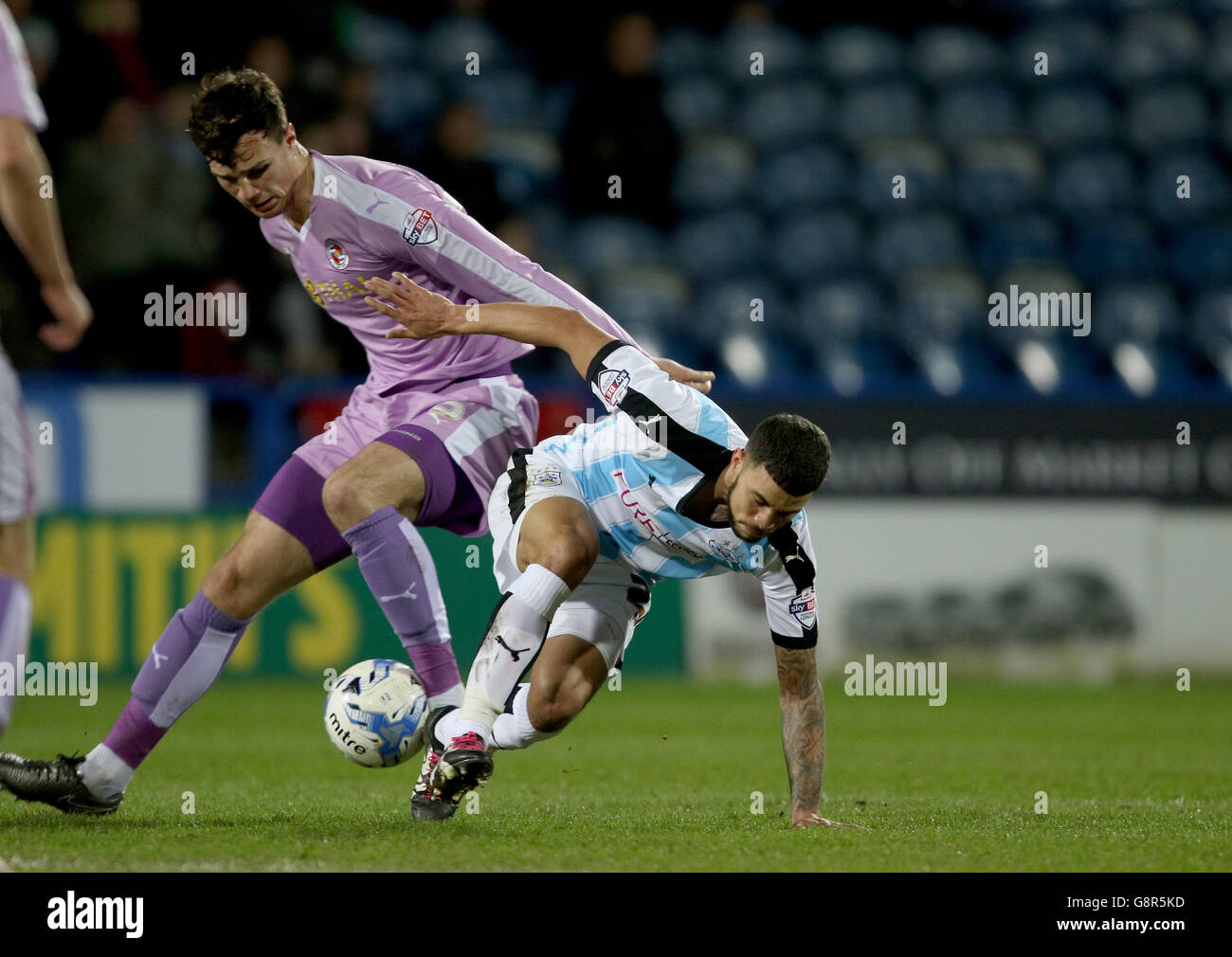 Reading's Jake Cooper tackles Huddersfield Town's Nahki Wells Stock ...