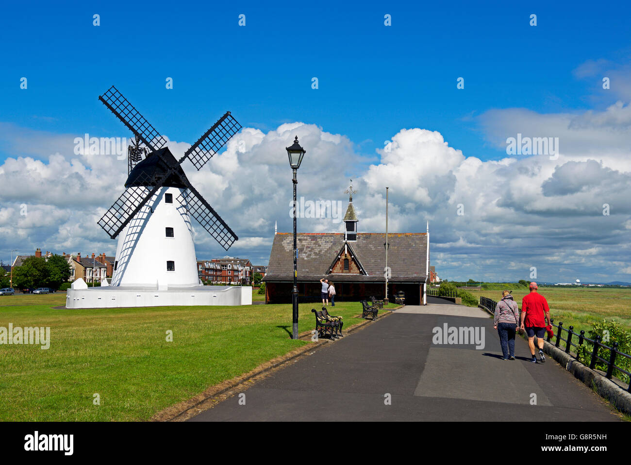 Lytham Windmill, Lytham St Annes, Lancashire, England UK Stock Photo ...