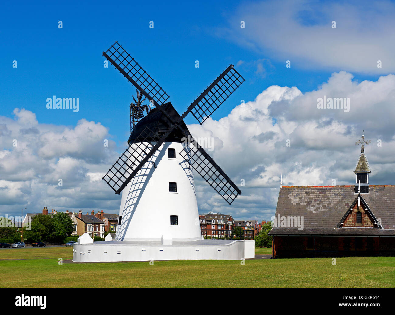 Lytham Windmill, Lytham St Annes, Lancashire, England UK Stock Photo ...