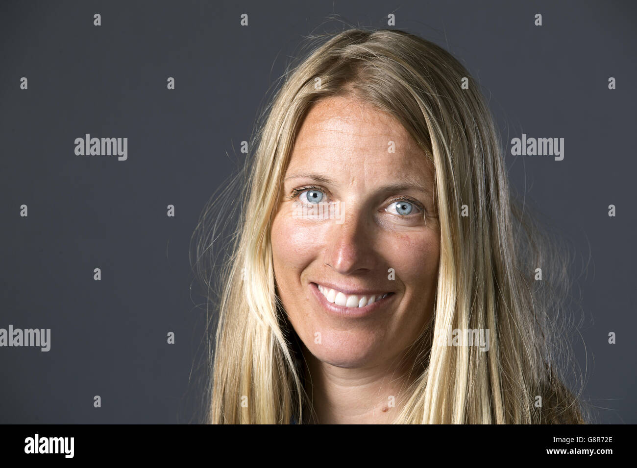 Great Britain's Saskia Clark sailor in the 470 class during a photo ...