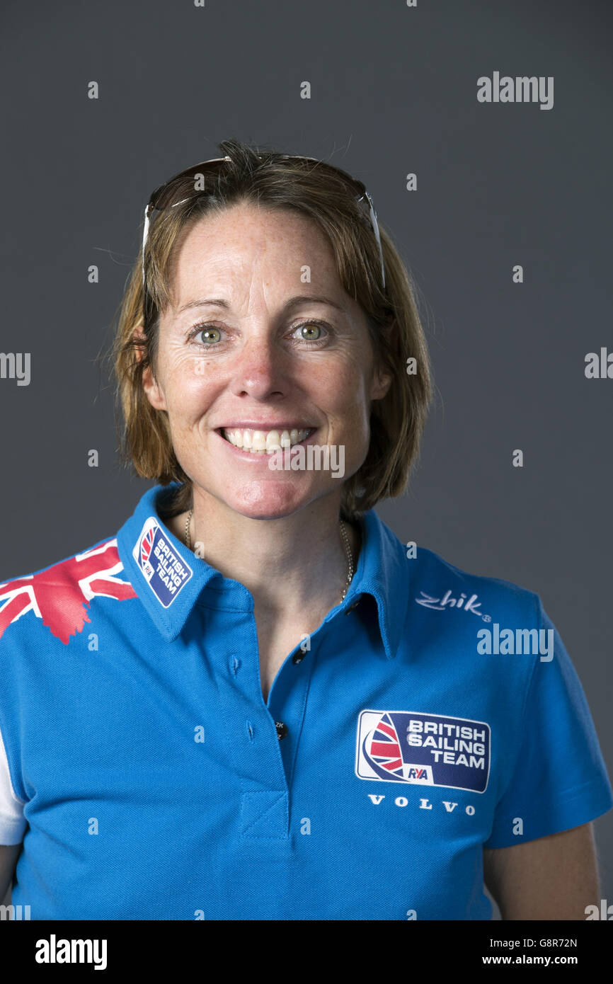 Helena lucas sailor in 2 4mr class photo call alexandra palace hi-res ...