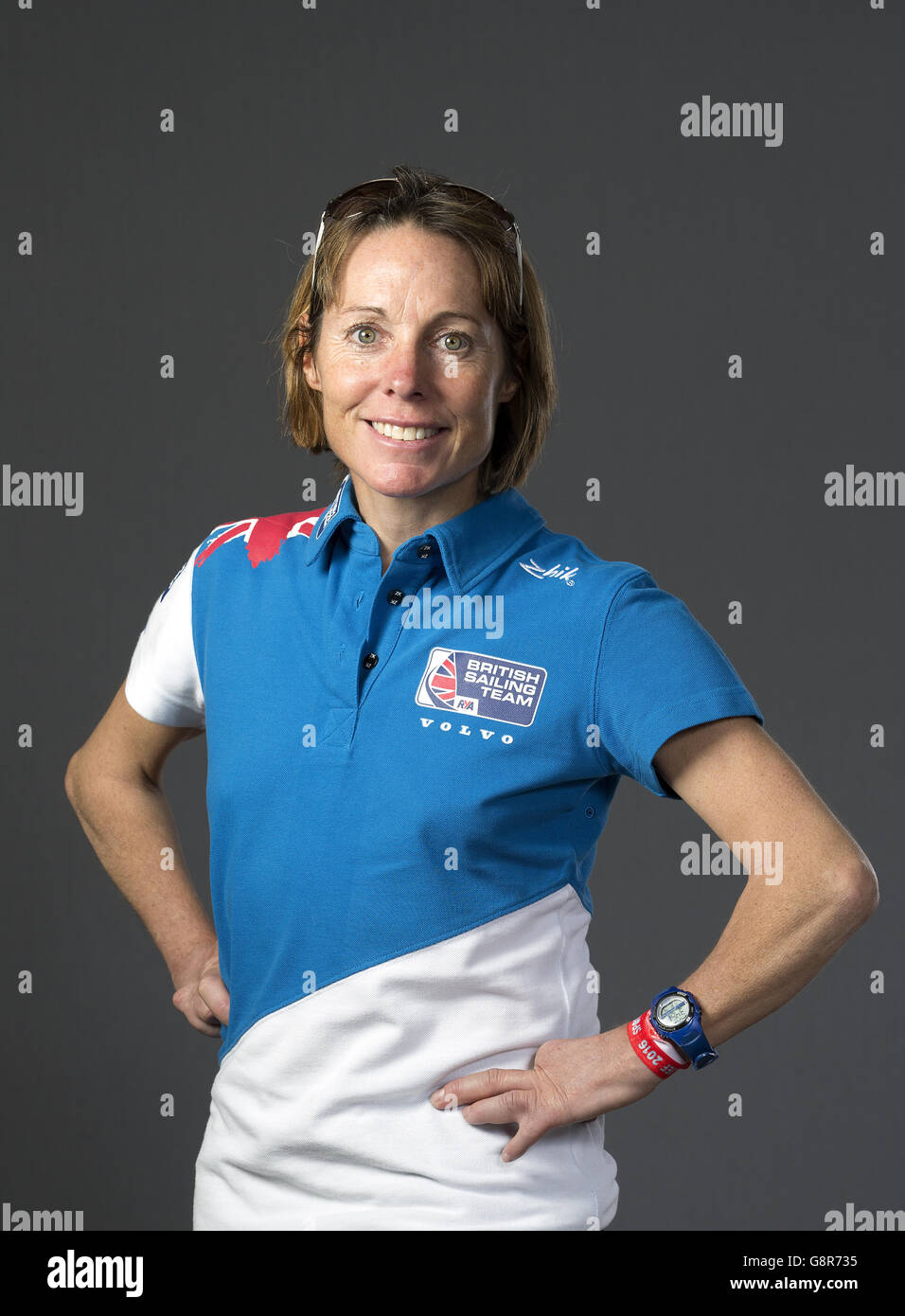 Helena Lucas sailor in the 2.4mR class during a photo call at Alexandra ...