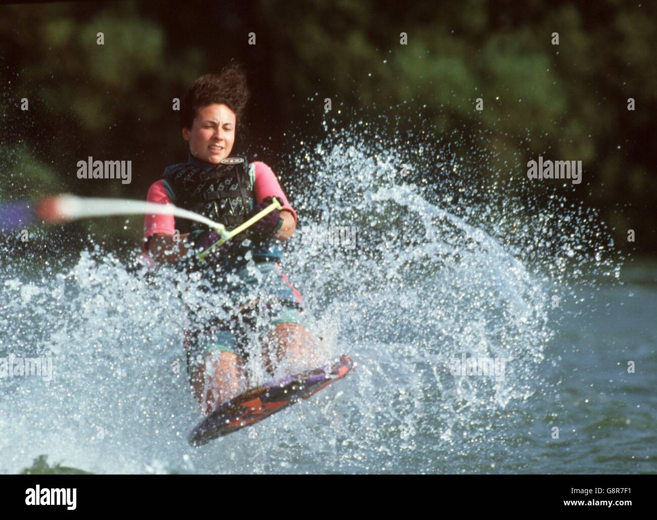 Knee boarder in action hi-res stock photography and images - Alamy