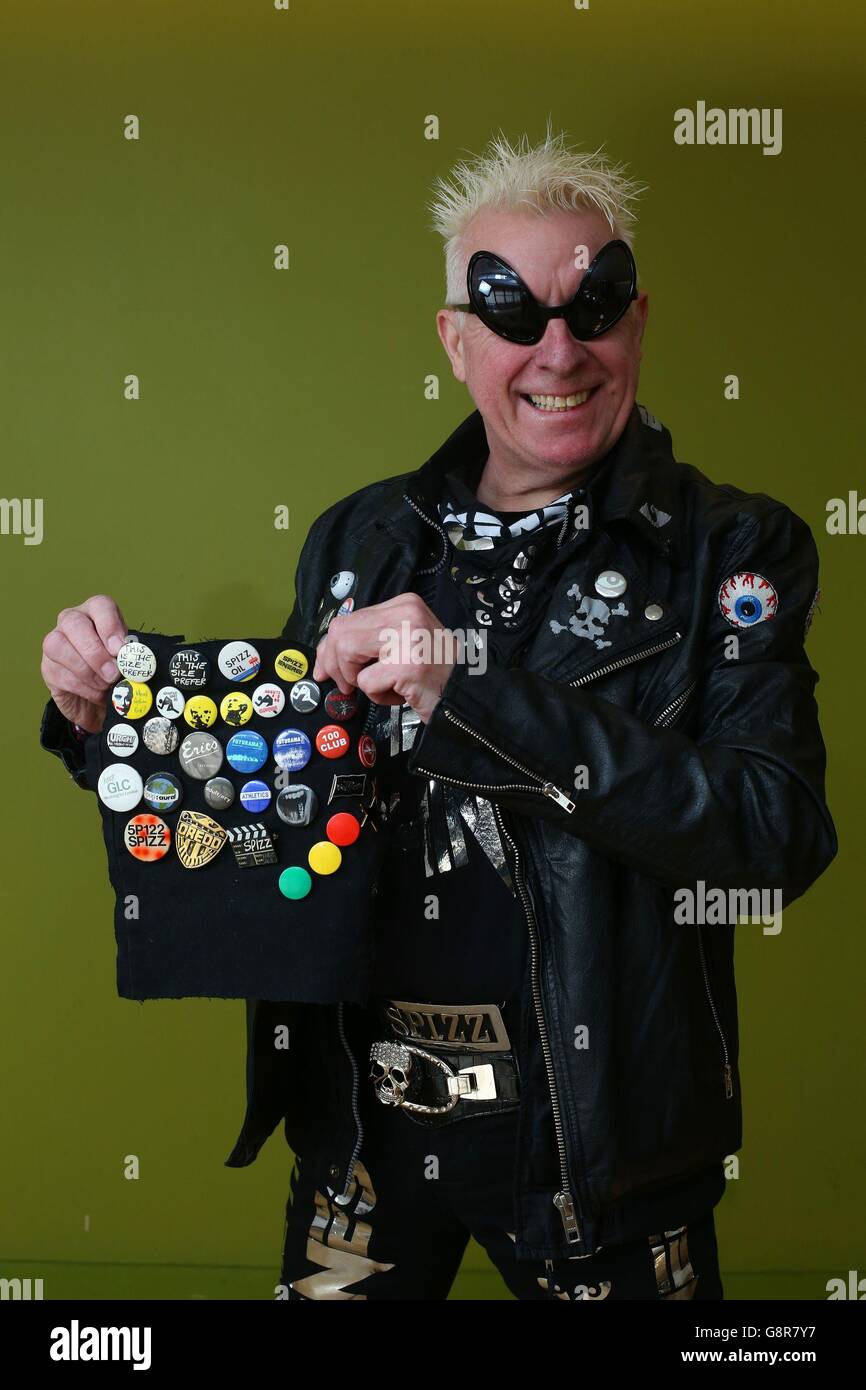 EDITORIAL USE ONLY Punks Spizz, lead singer with the punk band ...