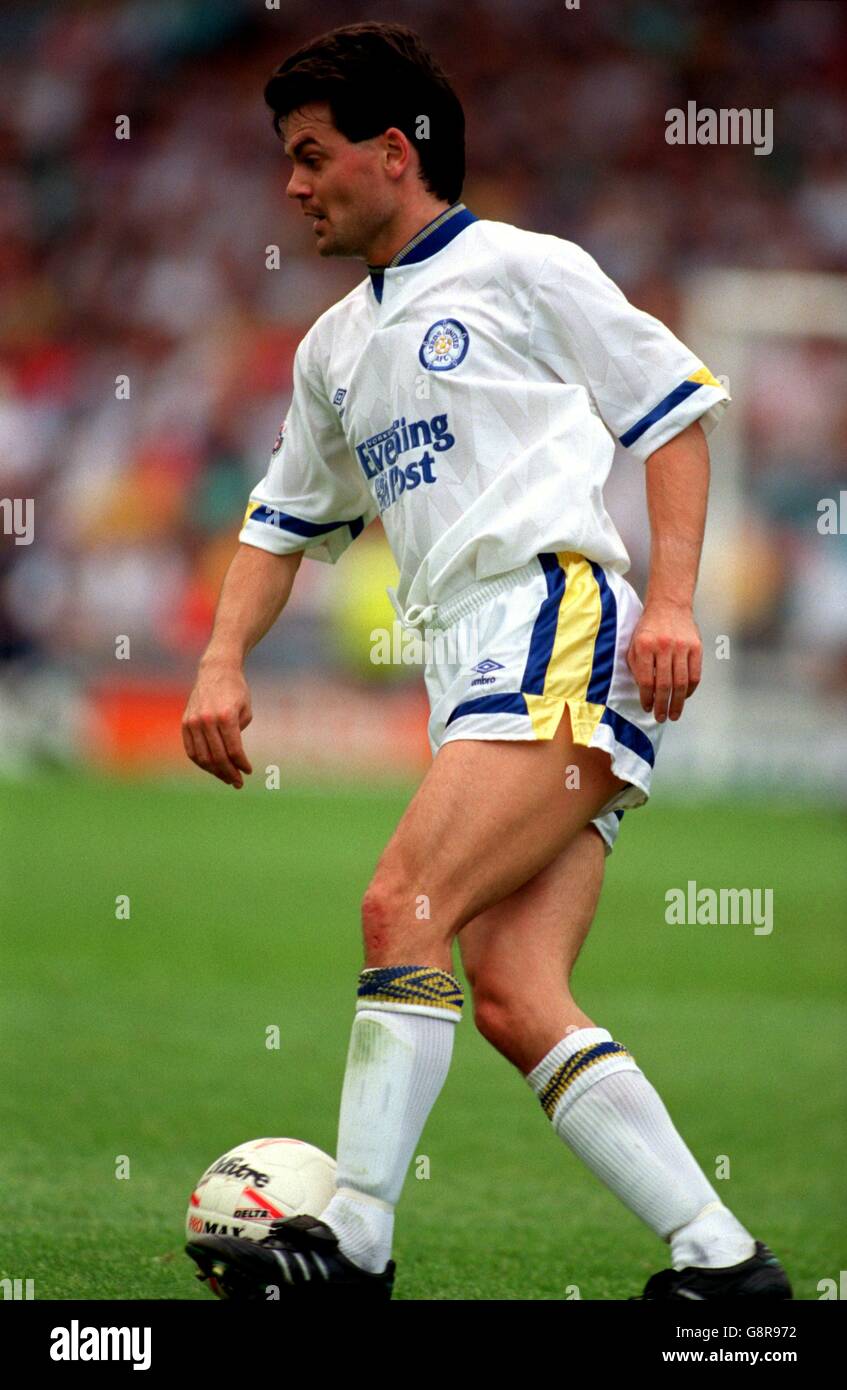 Soccer - Leeds United v Sheffield Wednesday. Steve Hodge, Leeds United ...