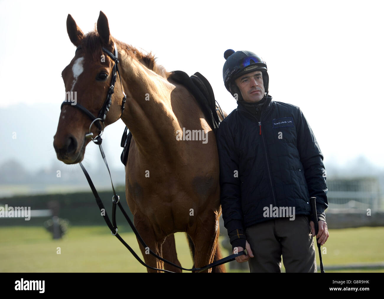 Jockey Ruby Walsh with Annie Power during a gallops session at ...