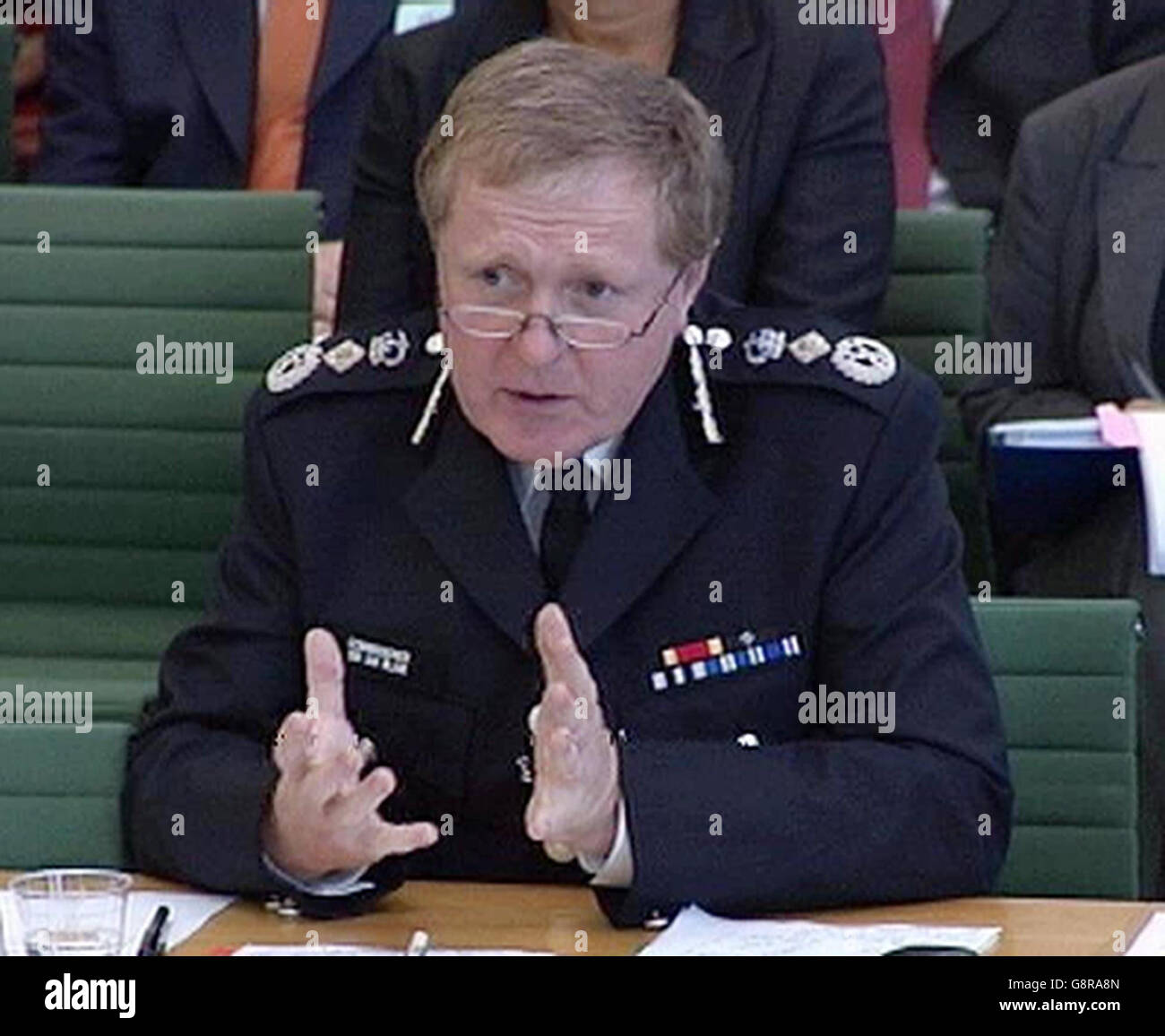 Britain's top policeman Sir Ian Blair, the Commissioner of the ...