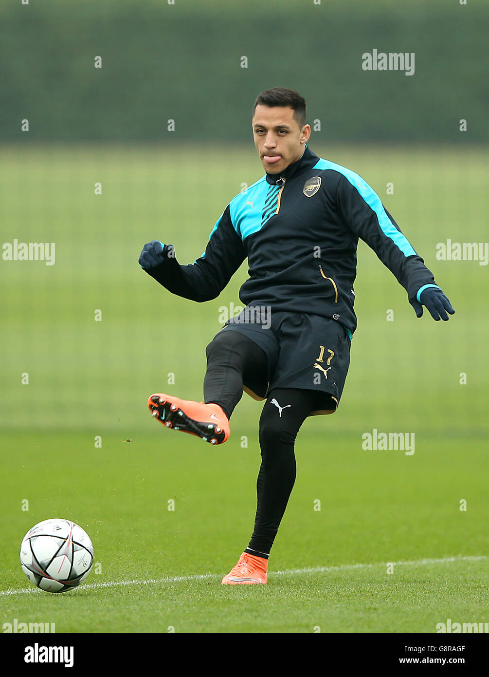 Arsenal Training - London Colney Stock Photo - Alamy