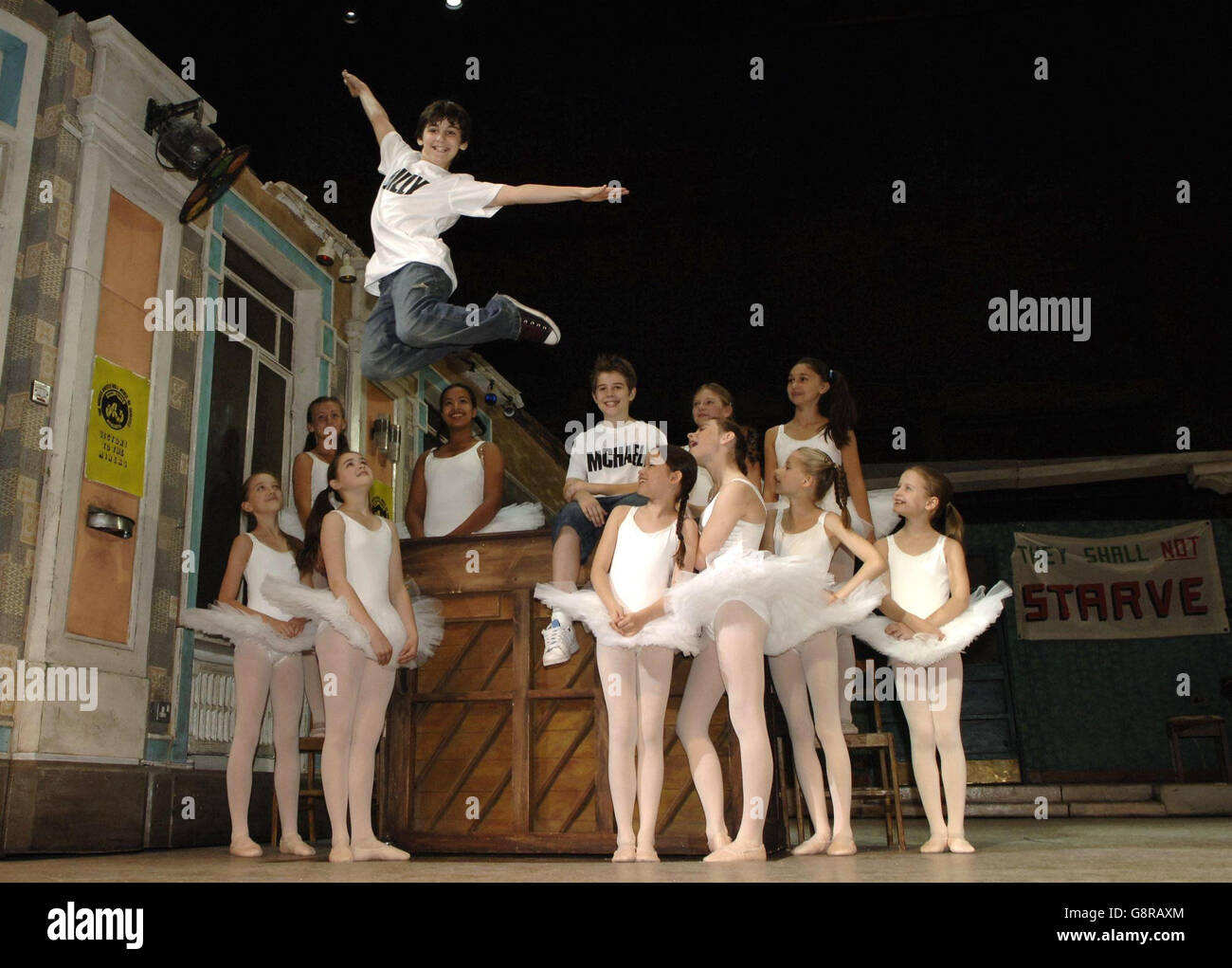 A photocall to announce new cast members who have joined 'Billy Elliot ...