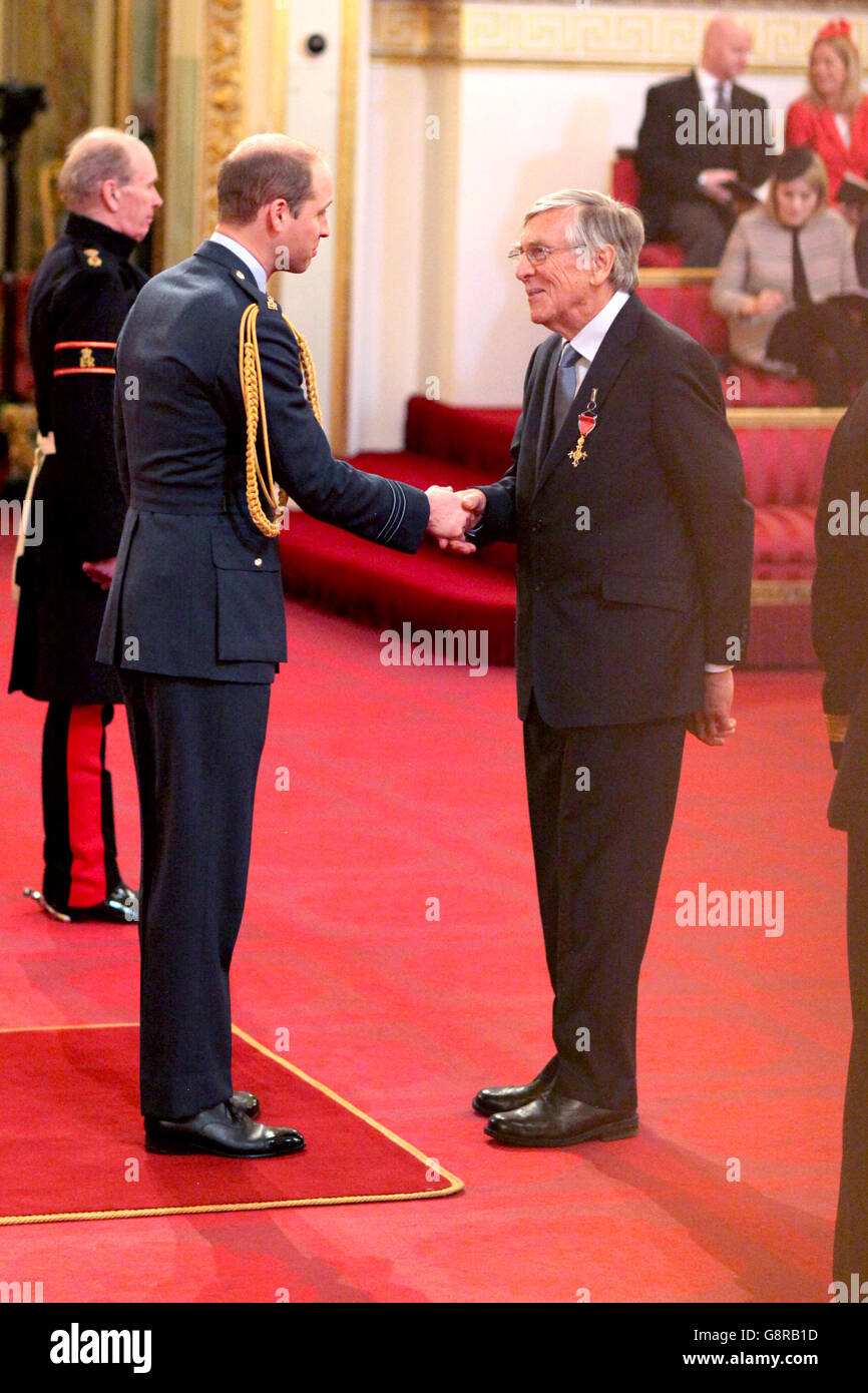 Is made obe duke cambridge investiture ceremony buckingham palace hi ...