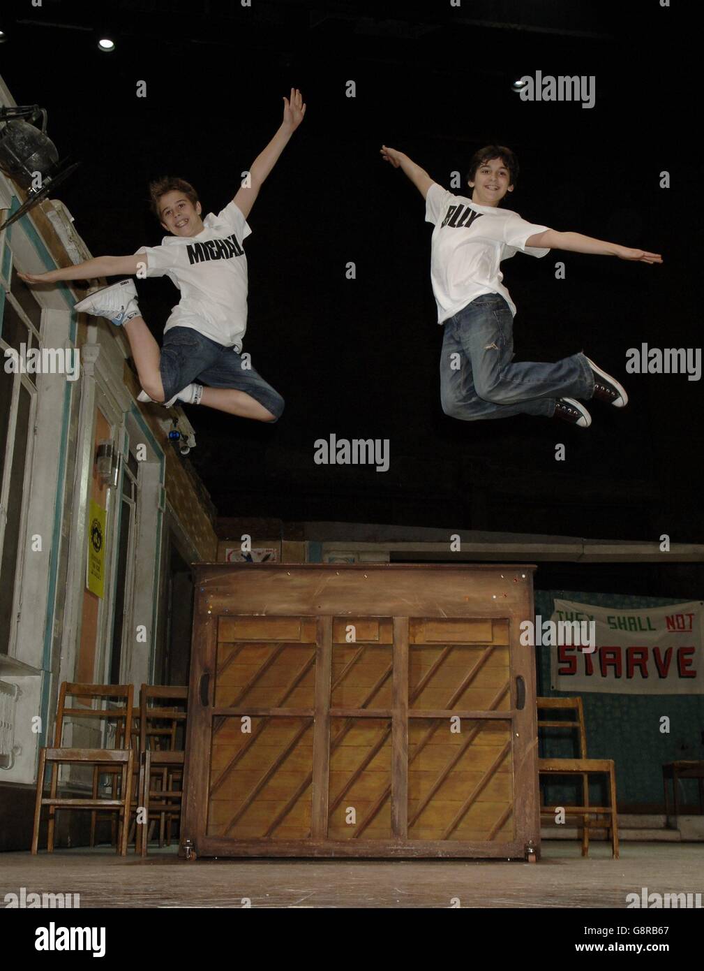 Billy Elliot - The Musical Photocall - Victoria Palace Theatre Stock Photo - Alamy