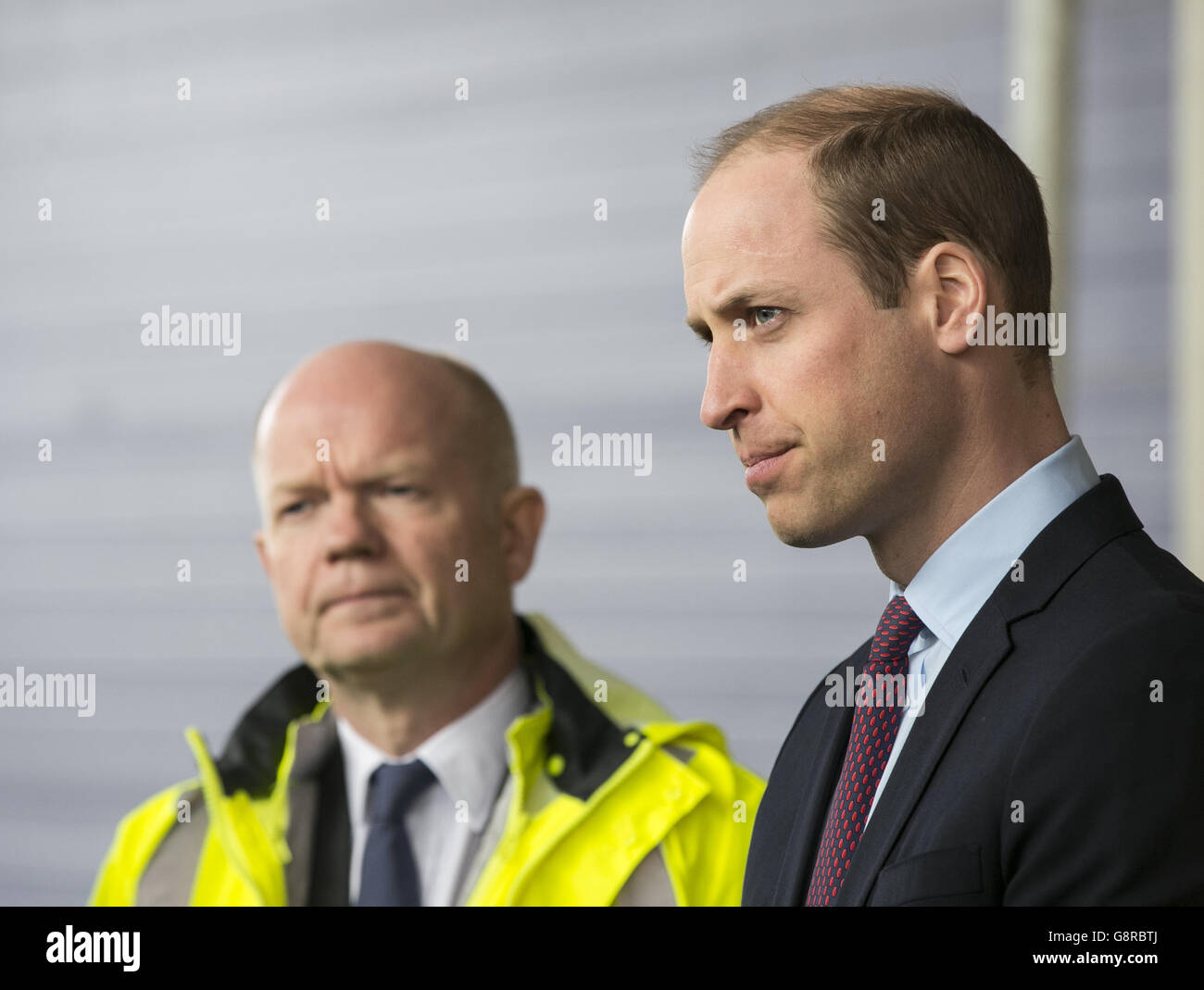 The Duke of Cambridge and Lord Hague visit the control centre at DP ...