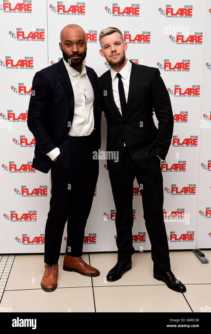 Arinze Kene and Russell Tovey attending the premiere of The Pass at the ...