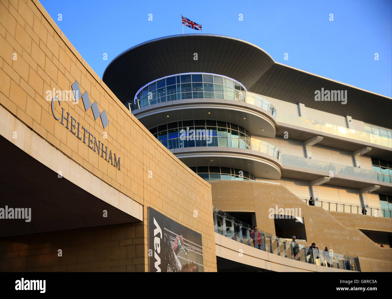 A general view of the Horsewalk Bridge and Princess Royal Stand during ...