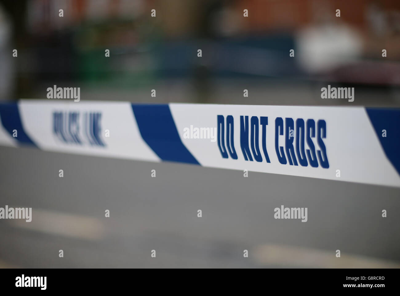 Generic detail police tape stock image gun crime homeofficecollections ...