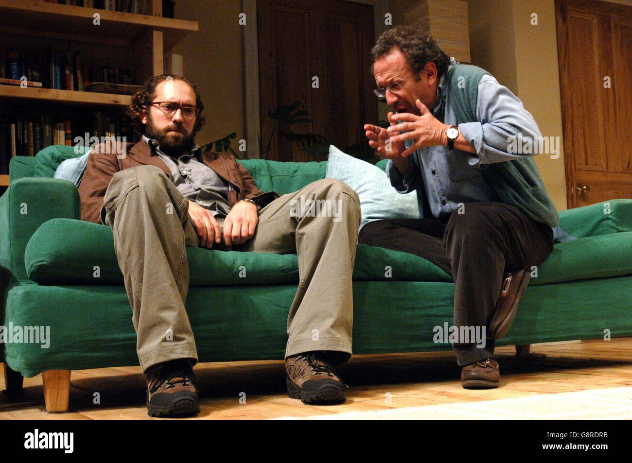 Josh played by Ben Caplin (L) with Danny played by Allan Corduner ...